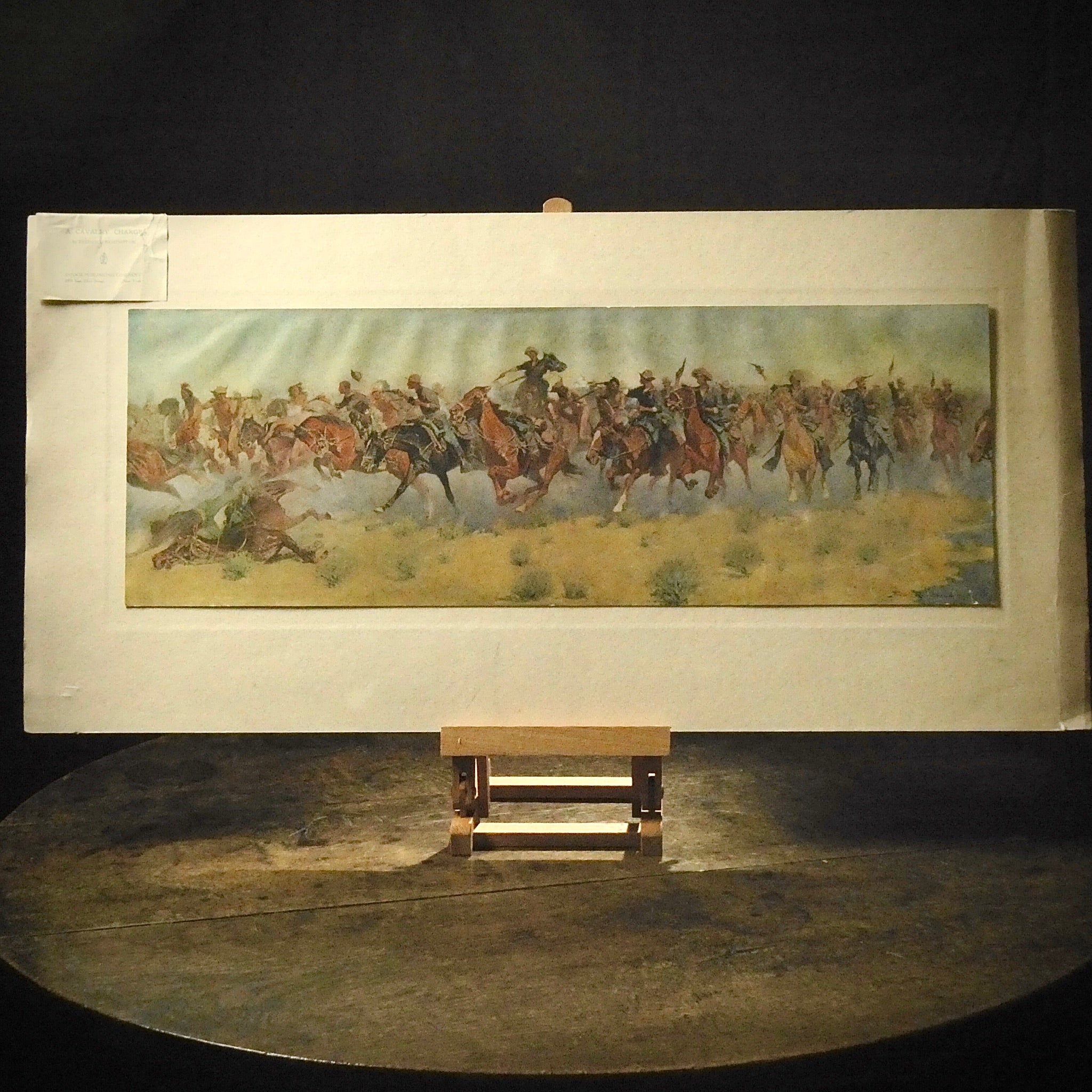 Prints by Frederic Remington - A Cavalry Charge – Austyn Fine Strange ...