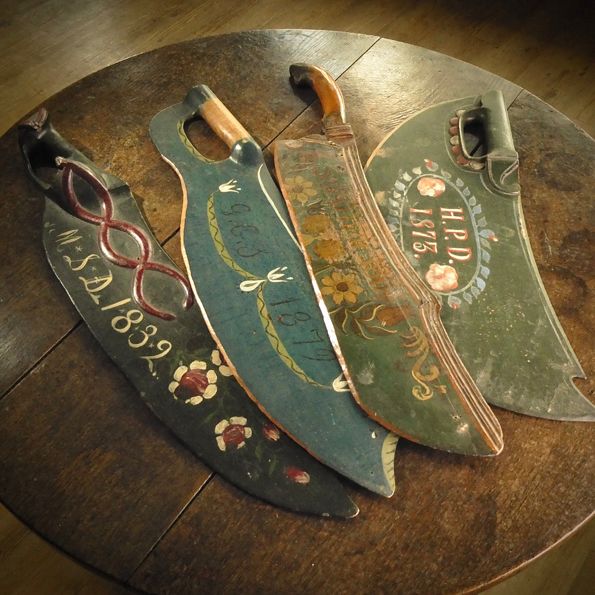 An Antique Swedish Wooden Flax Scutching Knife – Austyn Fine Strange ...
