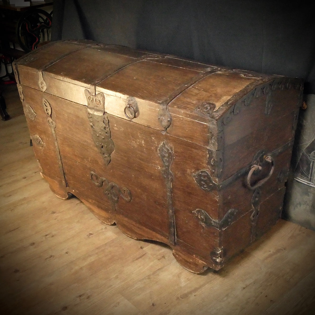 A Large Iron Bound Chest – Austyn Fine Strange & Remarkable Objects